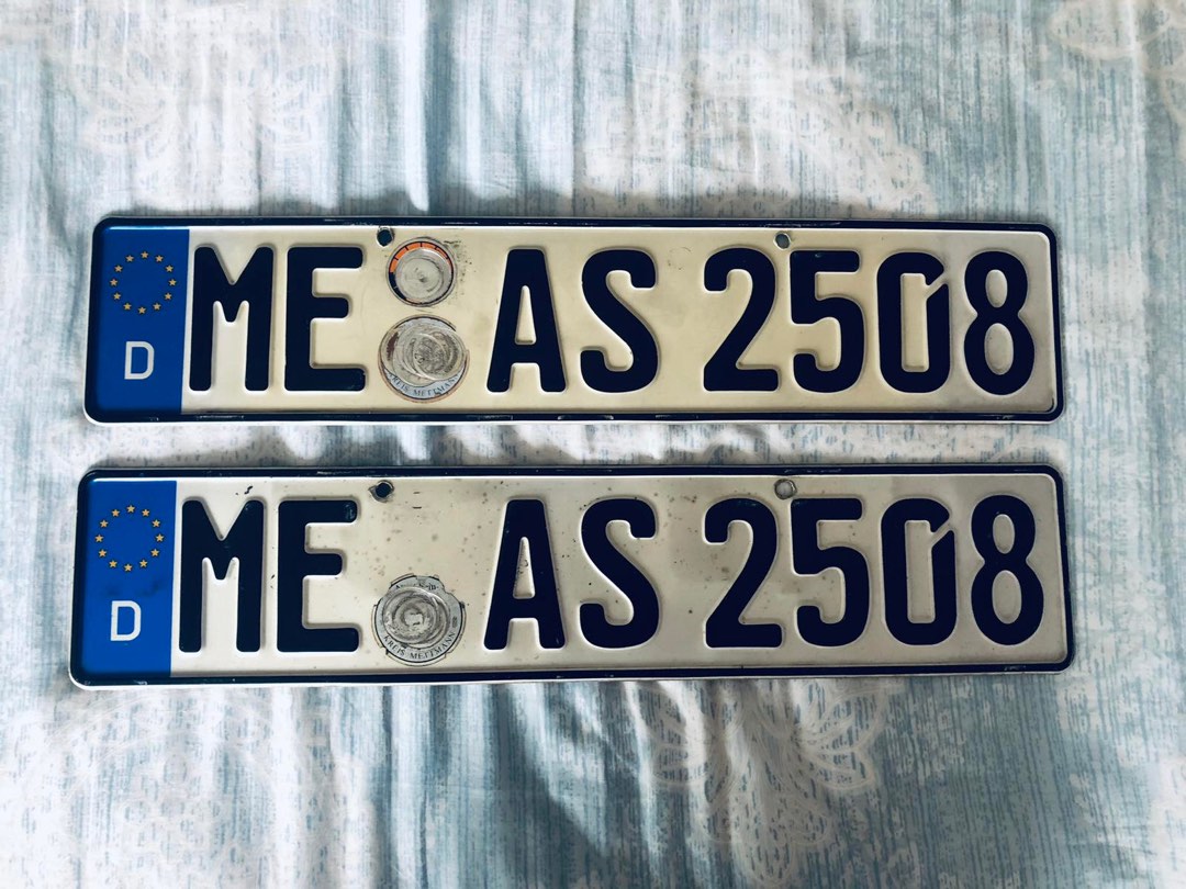 Euro plates, Car Parts & Accessories, Emblem, Sticker and Decals on ...