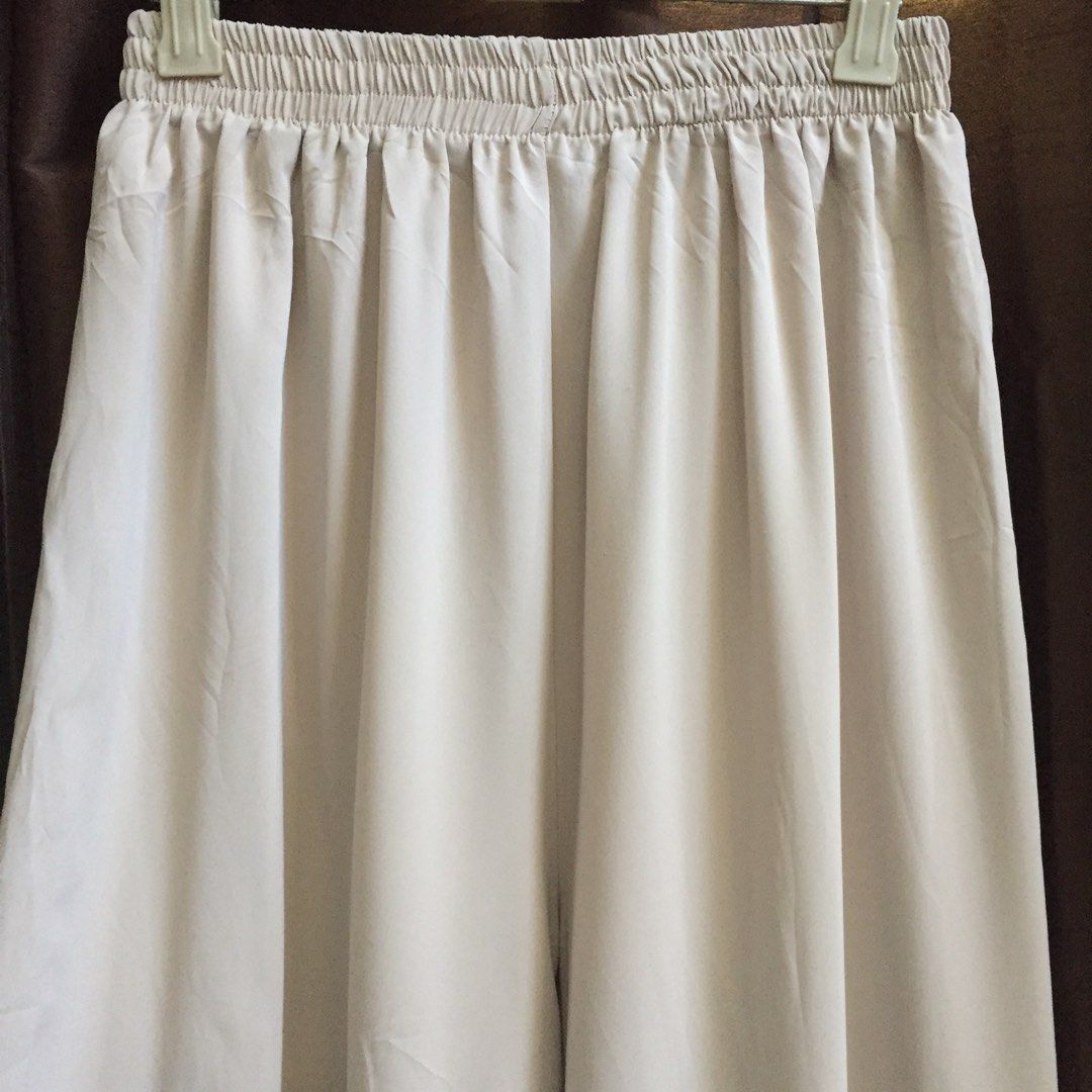 Flowy NUDE PANTS, Women's Fashion, Bottoms, Other Bottoms on Carousell