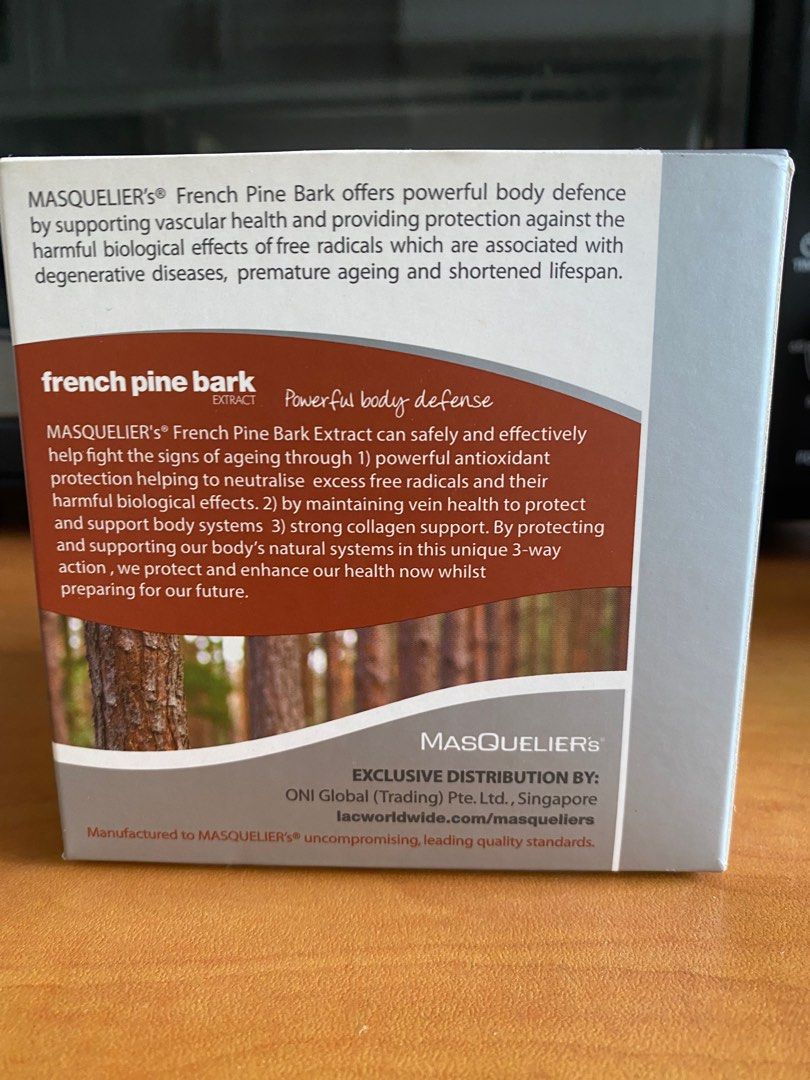 French Pine Bark EXTRACT 300 tablets, Health & Nutrition, Health ...