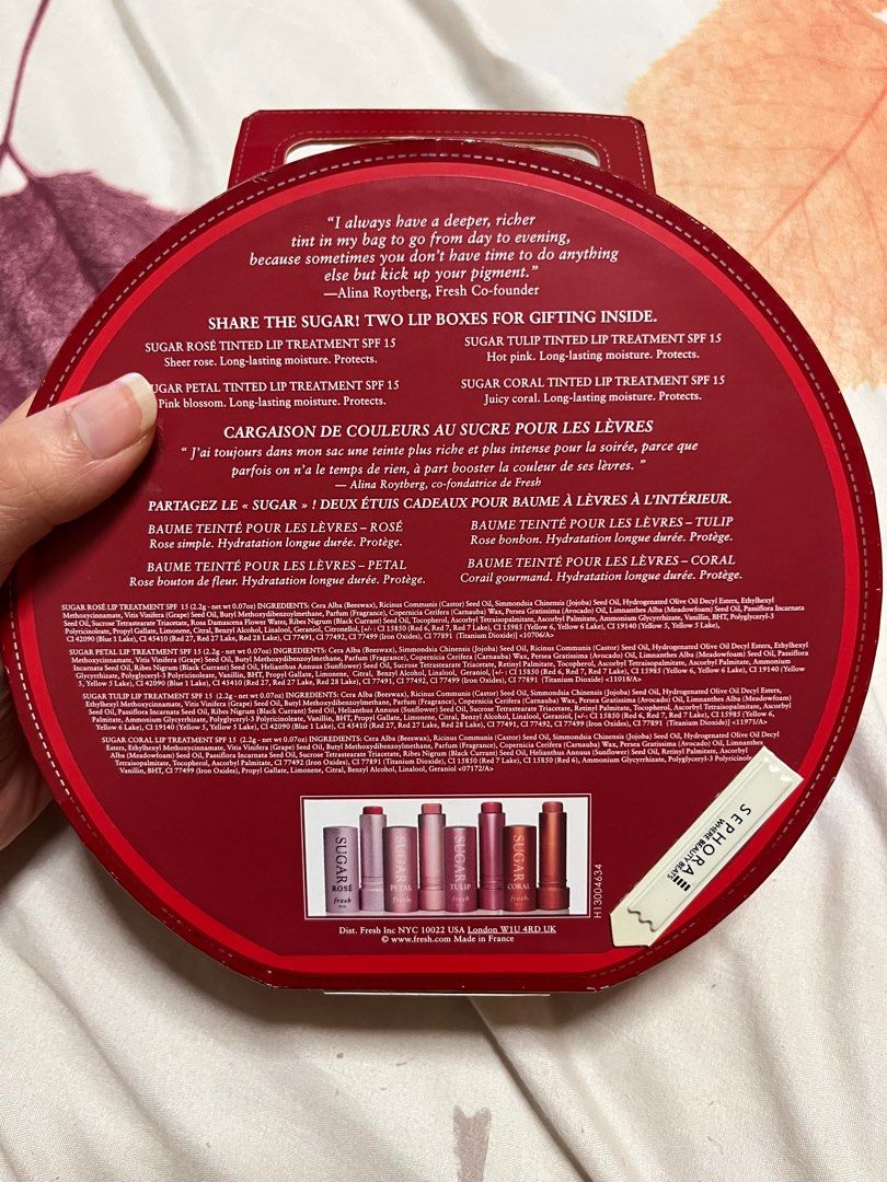 Fresh Sugar Lip Colour Cargo [only 1 set!], Beauty & Personal Care ...