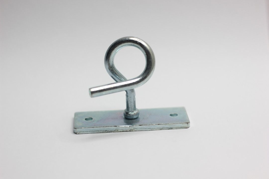 FTTH C TYPE SPIRAL HOOK, DROP CABLE WIRE CLAMP, STAINLESS STEEL with 2 ...