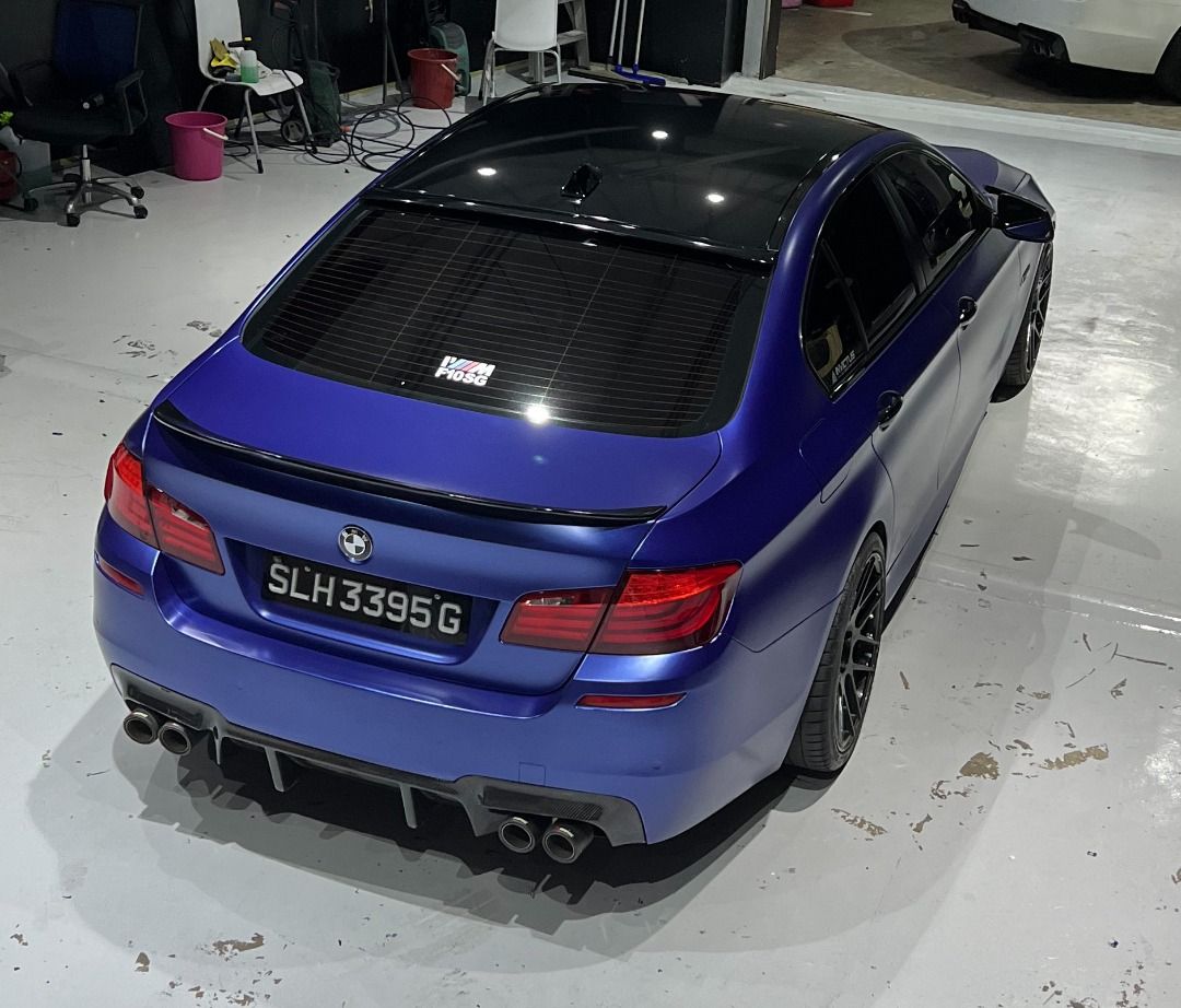 Full Body Wrap - F10 Matte Metallic Trenton Blue, Car Accessories, Car ...