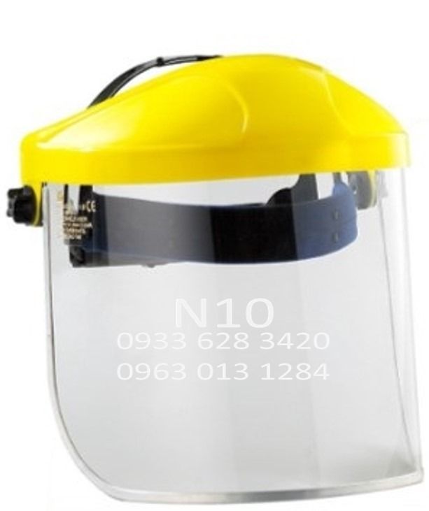 Full face Shield Yellow, Health & Nutrition, Face Masks & Face Shields ...