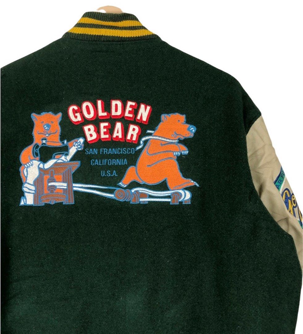 Golden Bear Varsity Jacket, Men's Fashion, Coats, Jackets and Outerwear ...