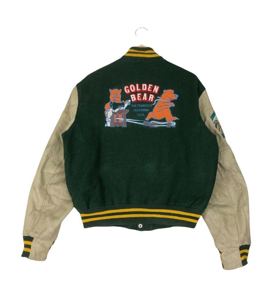 Golden Bear Varsity Jacket, Men's Fashion, Coats, Jackets and Outerwear ...