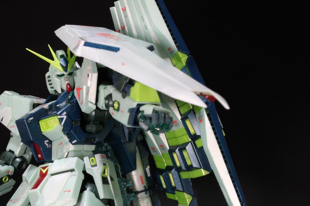 Gundam Side F Limited Nu gundam Ver ka Psycho Frame MG Model kit Gunpla ...