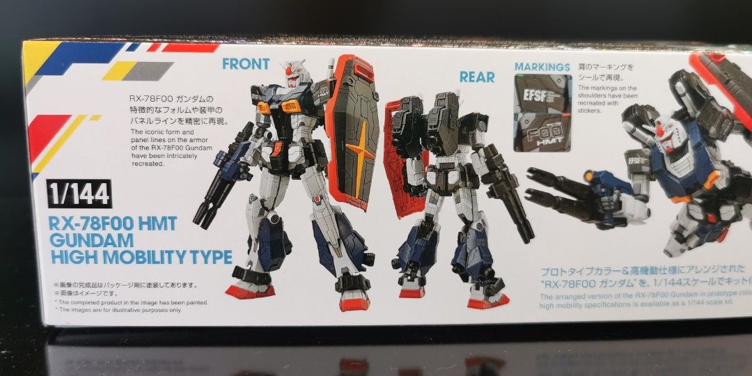 Gundam High Mobility Type - Gundam Factory Yokohama 1/144 RX-78F00 HMT ...