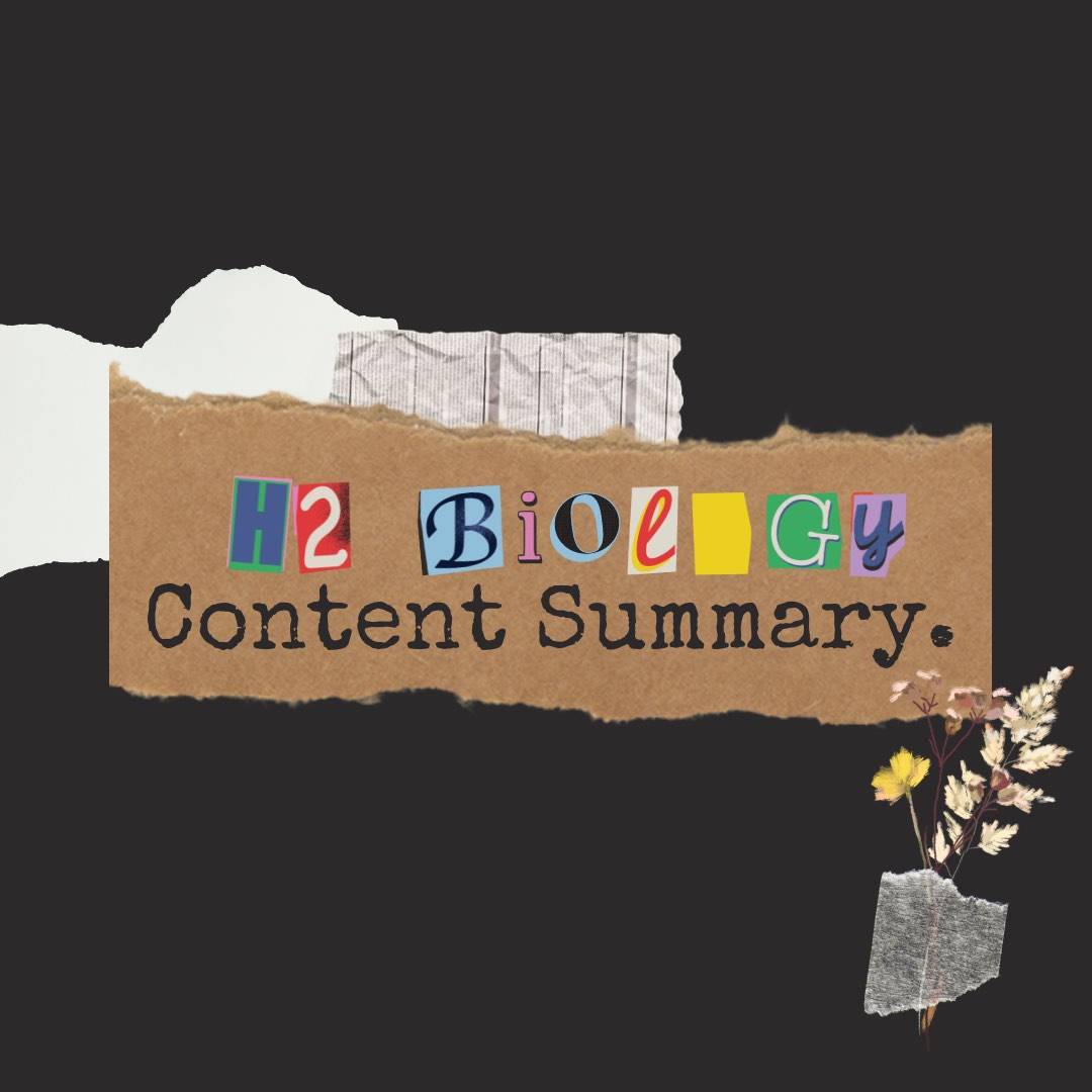 H2 Biology Content Summary, Hobbies & Toys, Books & Magazines ...