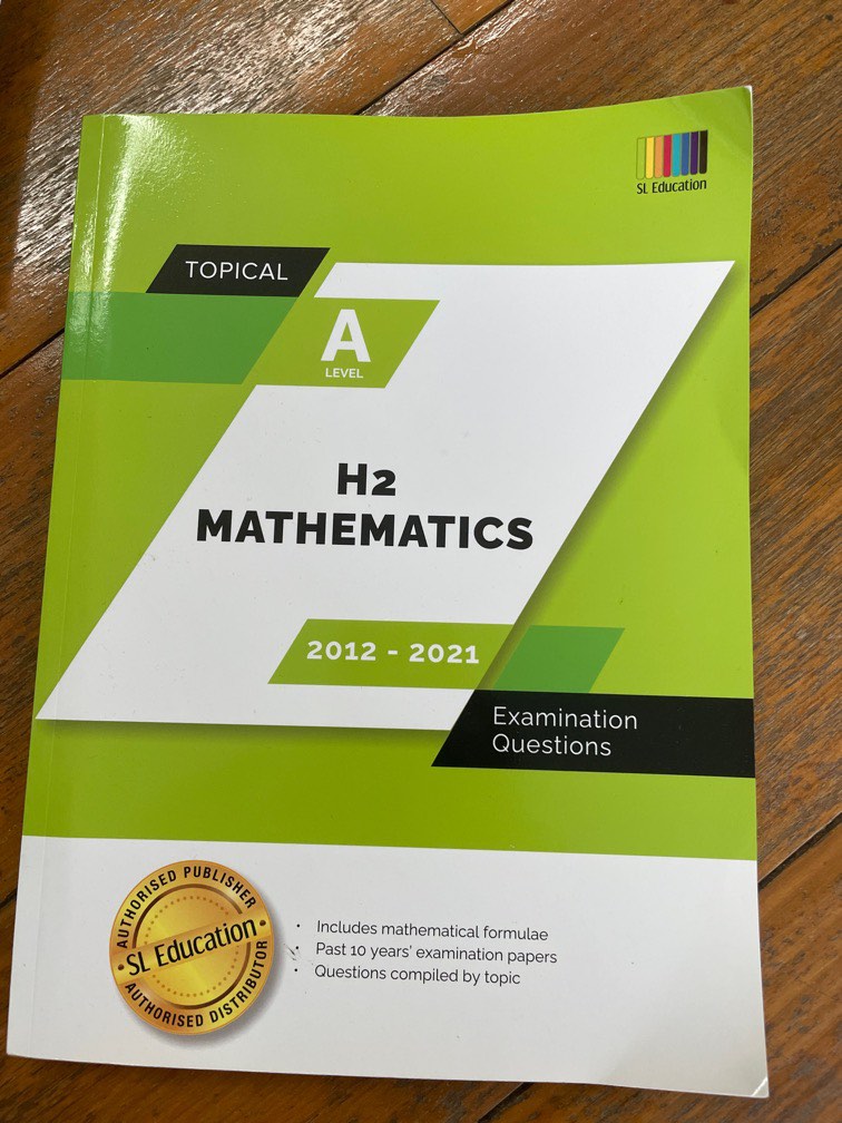 H2 Maths topical TYS, Hobbies & Toys, Books & Magazines, Assessment ...