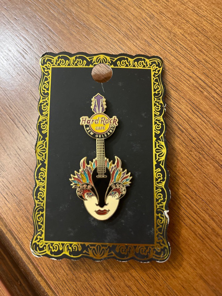 Hard Rock Pin - Vintage New Orleans (Mardi Gras), Hobbies & Toys ...