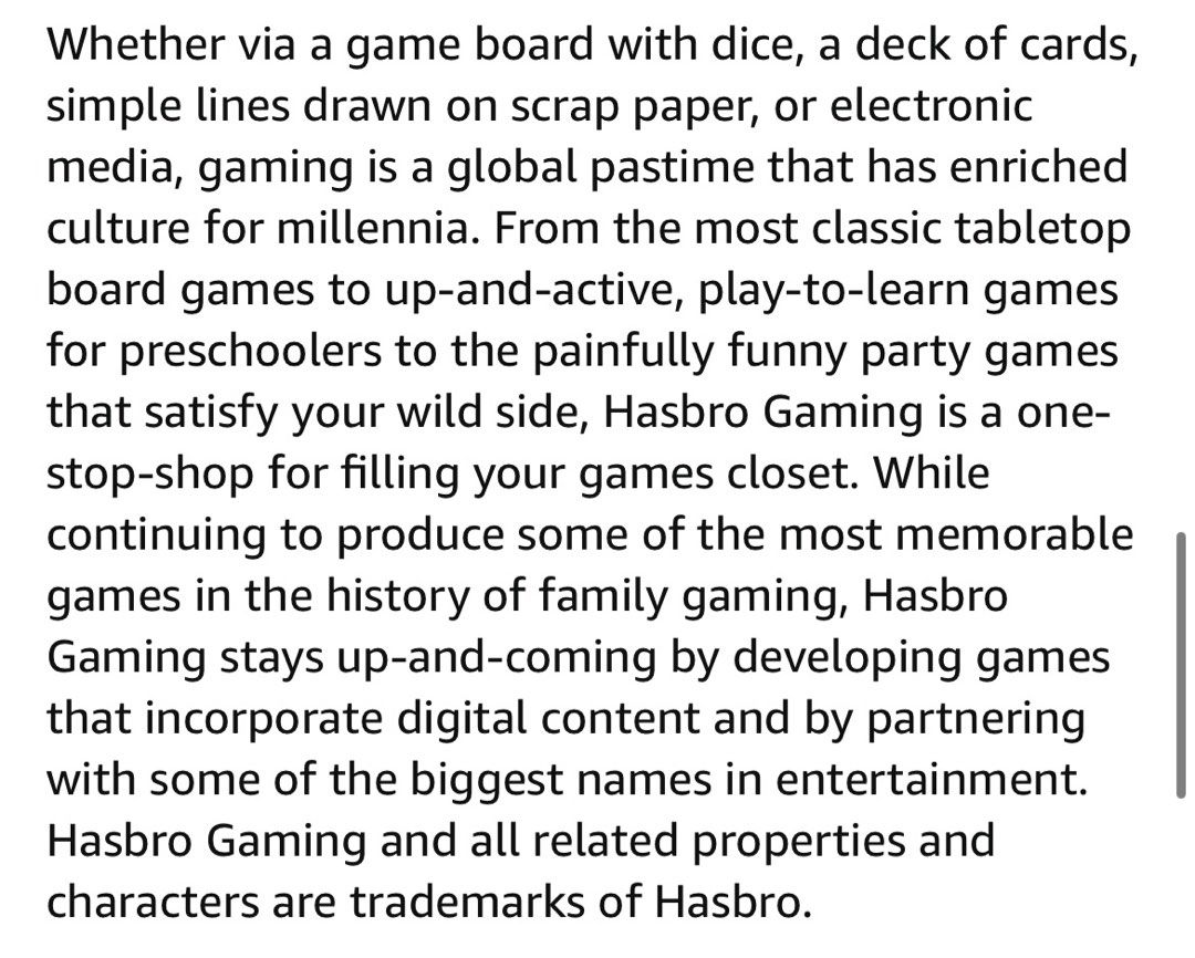 Hasbro Gaming SKY SCORE, Hobbies & Toys, Toys & Games on Carousell