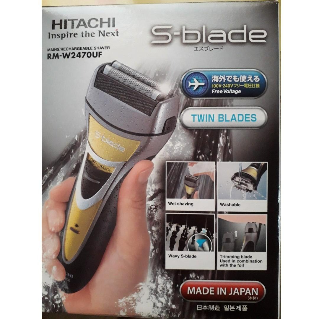 Hitachi RM-W2470UF Twin Blade Shaver, Beauty & Personal Care, Men's ...