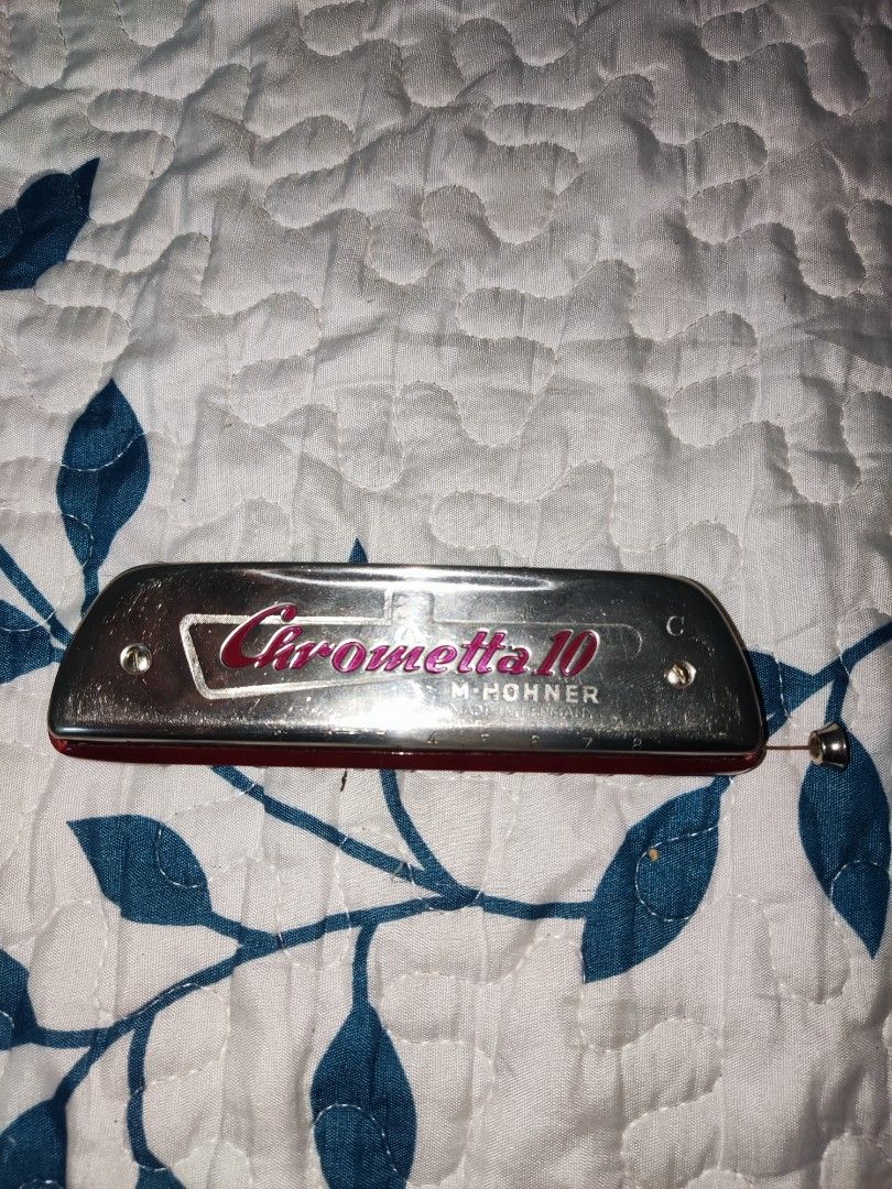 Hohner Chrometta 10 Vintage Chromatic Harmonica, Hobbies & Toys, Music ...