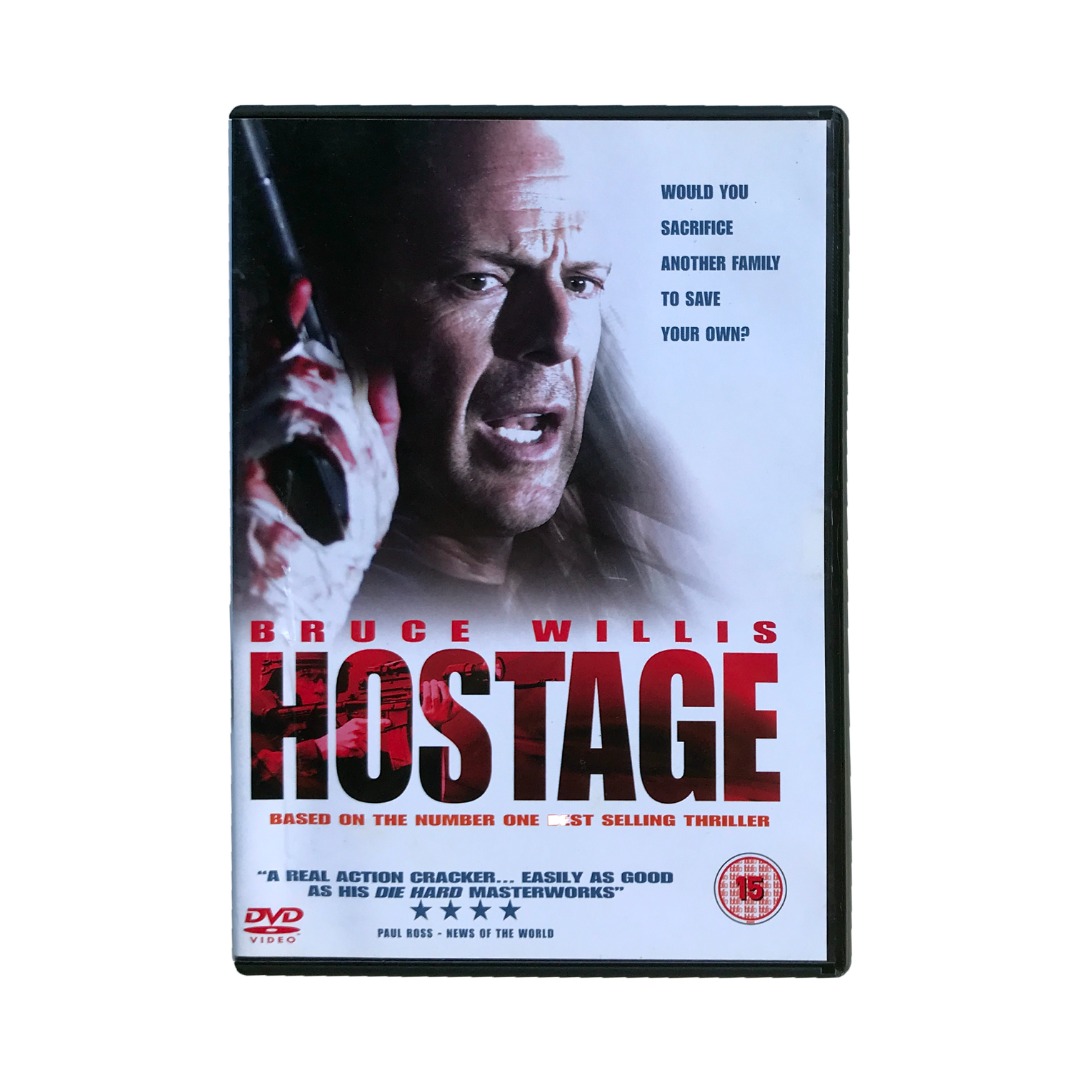 Hostage (Bruce Willis, DVD), Hobbies & Toys, Music & Media, CDs & DVDs on Carousell