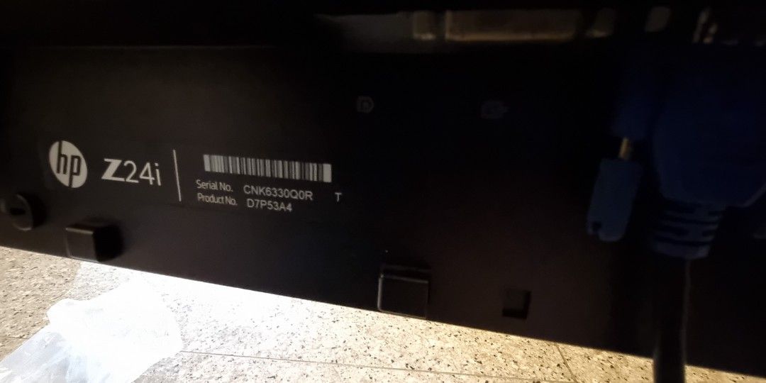 HP Z24I Monitor Good Condition, Computers & Tech, Parts & Accessories ...