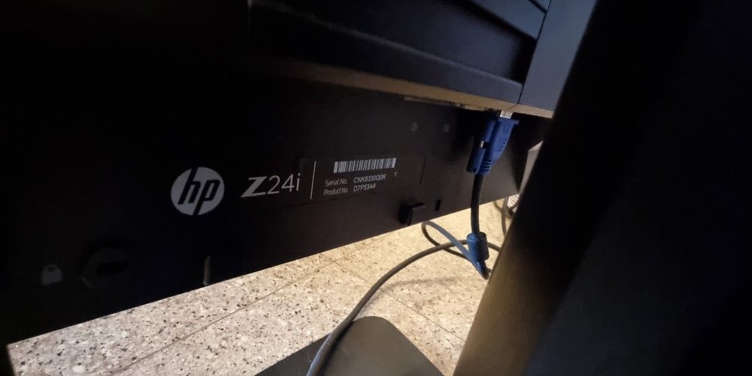 HP Z24I Monitor Good Condition, Computers & Tech, Parts & Accessories ...