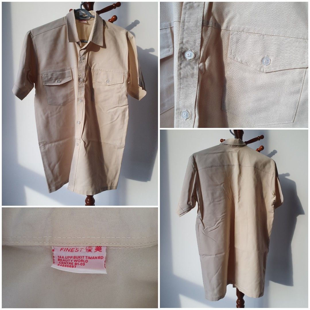 Hwa Chong Institution Male Uniform Shirt and Pants PE Drifit Tshirt and ...