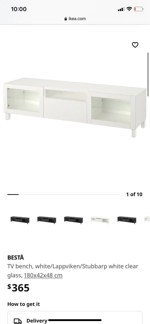 IKEA Besta TV Console, Furniture & Home Living, Furniture, TV Consoles ...