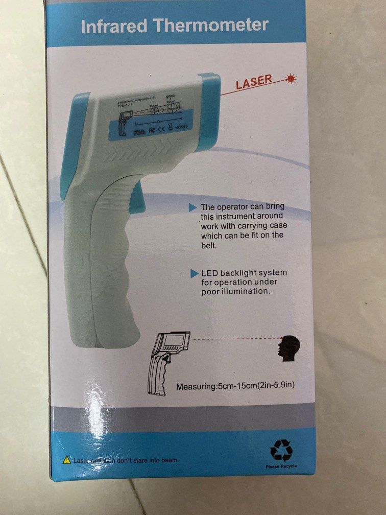 Infrared Thermometer, Health & Nutrition, Thermometers on Carousell