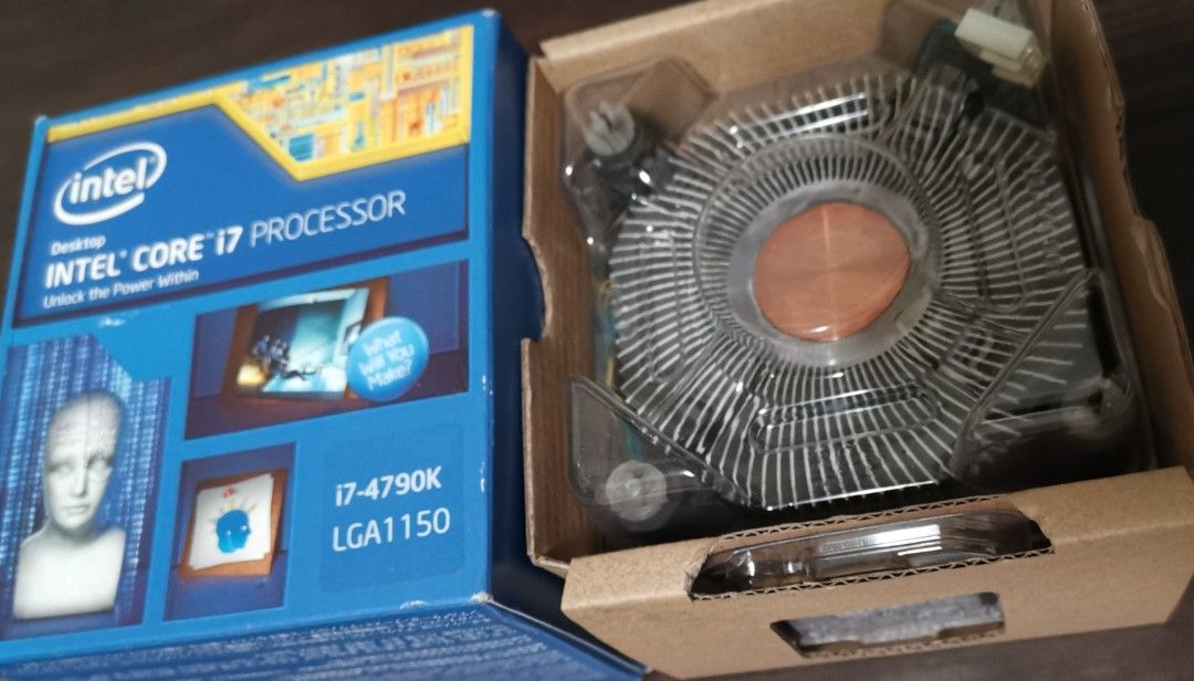 Intel i7 4790K CPU processor, Computers & Tech, Parts & Accessories ...