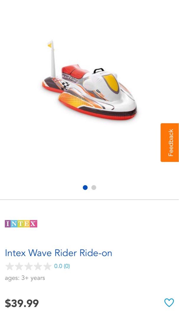 INTEX wave rider ride on, Babies & Kids, Infant Playtime on Carousell