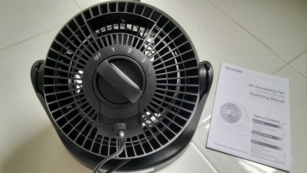IRIS OHYAMA PCF-HE 15 Air Circulator, Furniture & Home Living, Lighting & Fans, Fans on Carousell