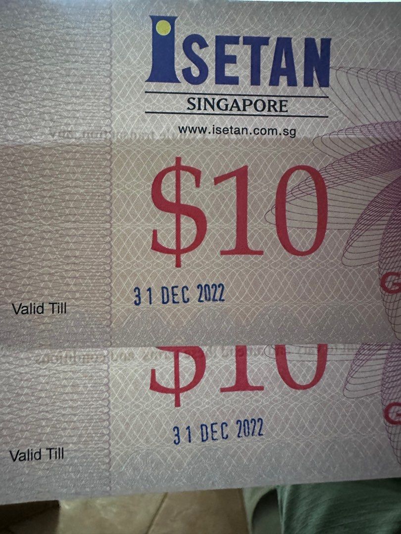 isetan voucher, Tickets & Vouchers, Vouchers on Carousell