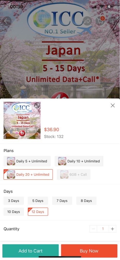 For your upcoming Japan trip - JAPAN ICC SIM CARD (12 days unlimited ...