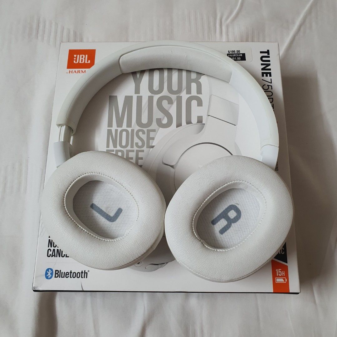 JBL TUNE 750BT NC| Wireless, Active Noise Cancelling, Audio, Headphones & Headsets on Carousell