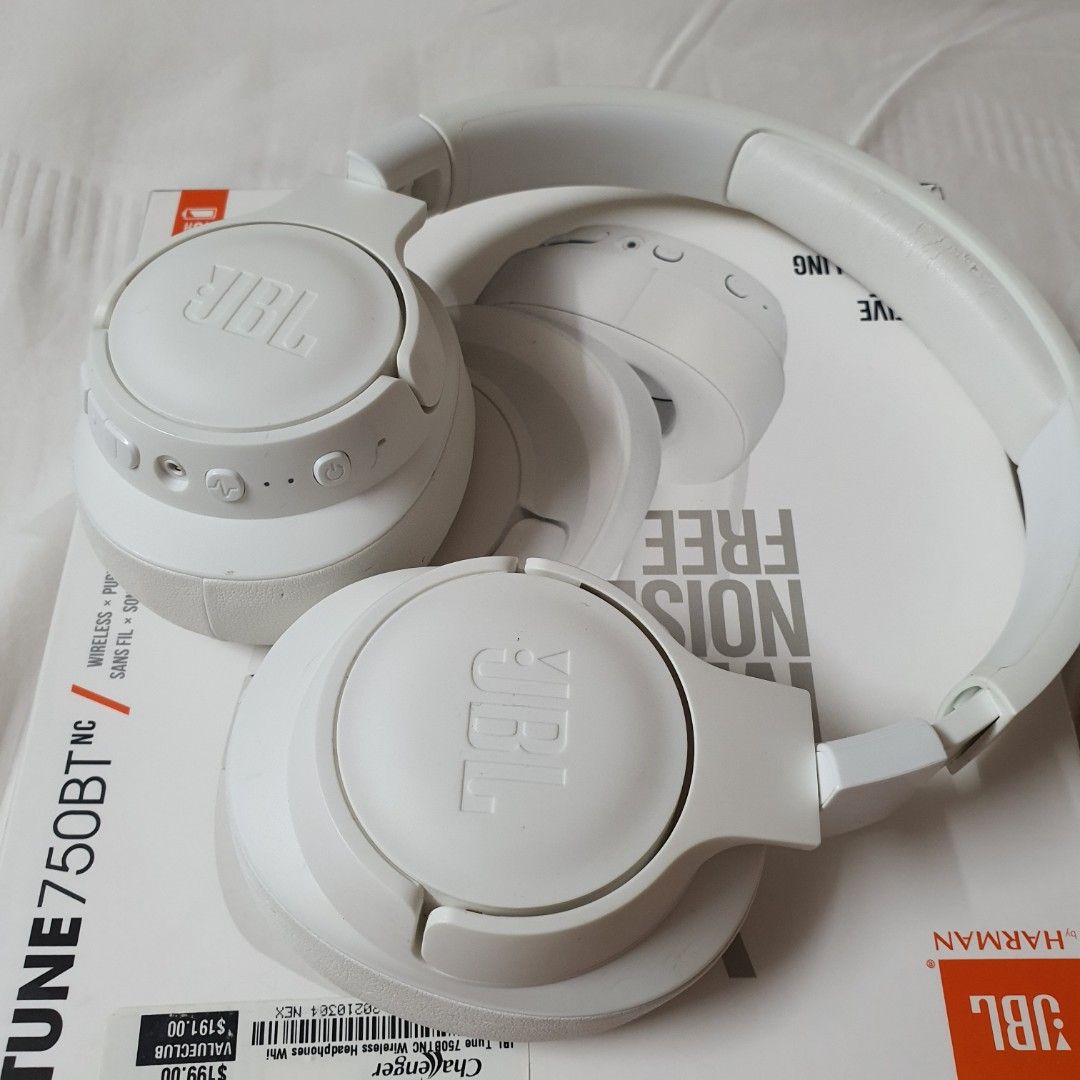 JBL TUNE 750BT NC| Wireless, Active Noise Cancelling, Audio, Headphones & Headsets on Carousell