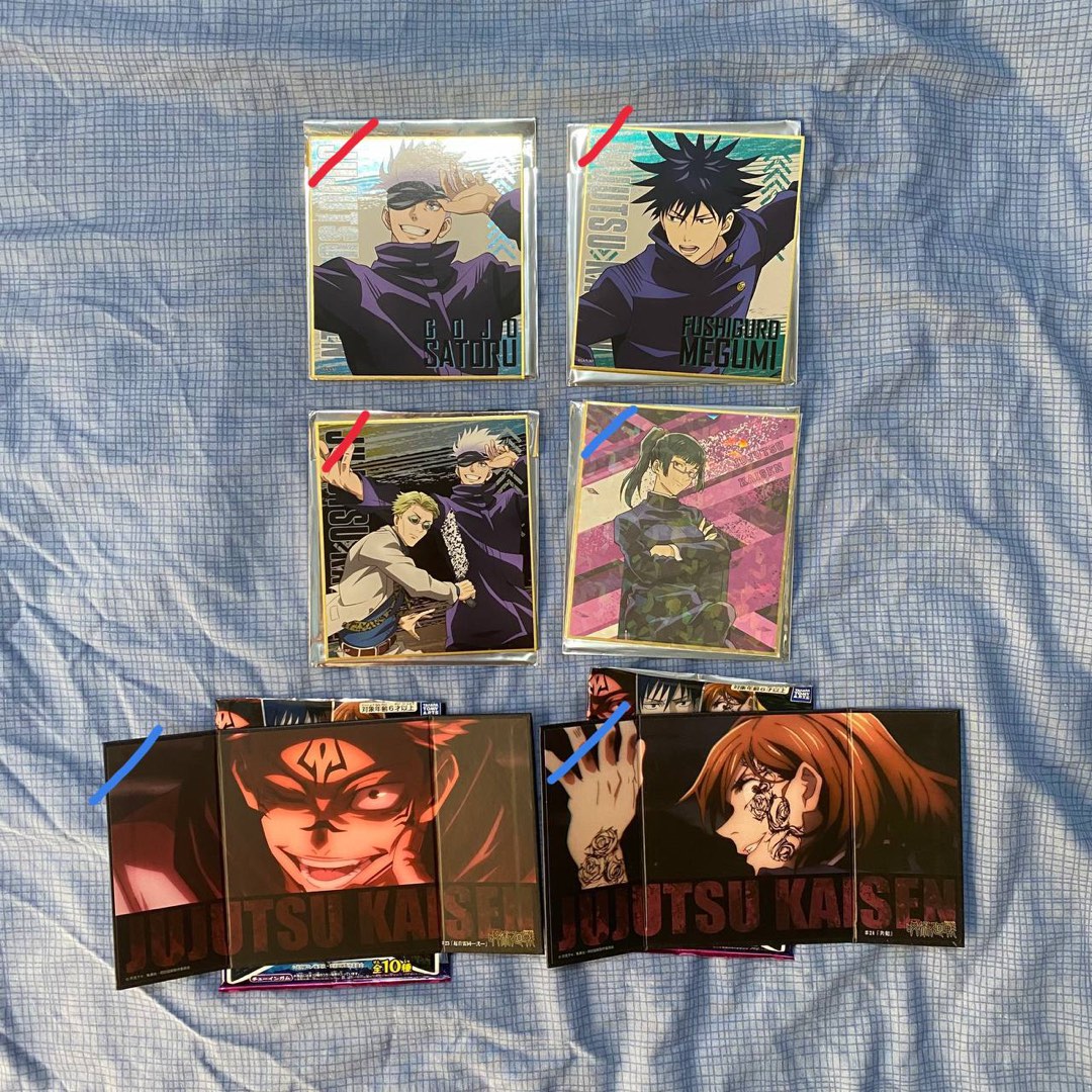 jjk jujutsu kaisen shikishi, Hobbies & Toys, Memorabilia & Collectibles ...