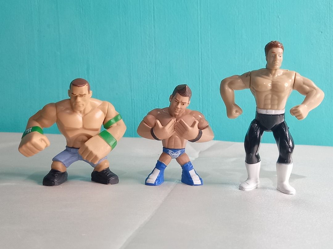 John Cena and Alex Riley WWE Mattel Rumblers Mini Figures with extra ...