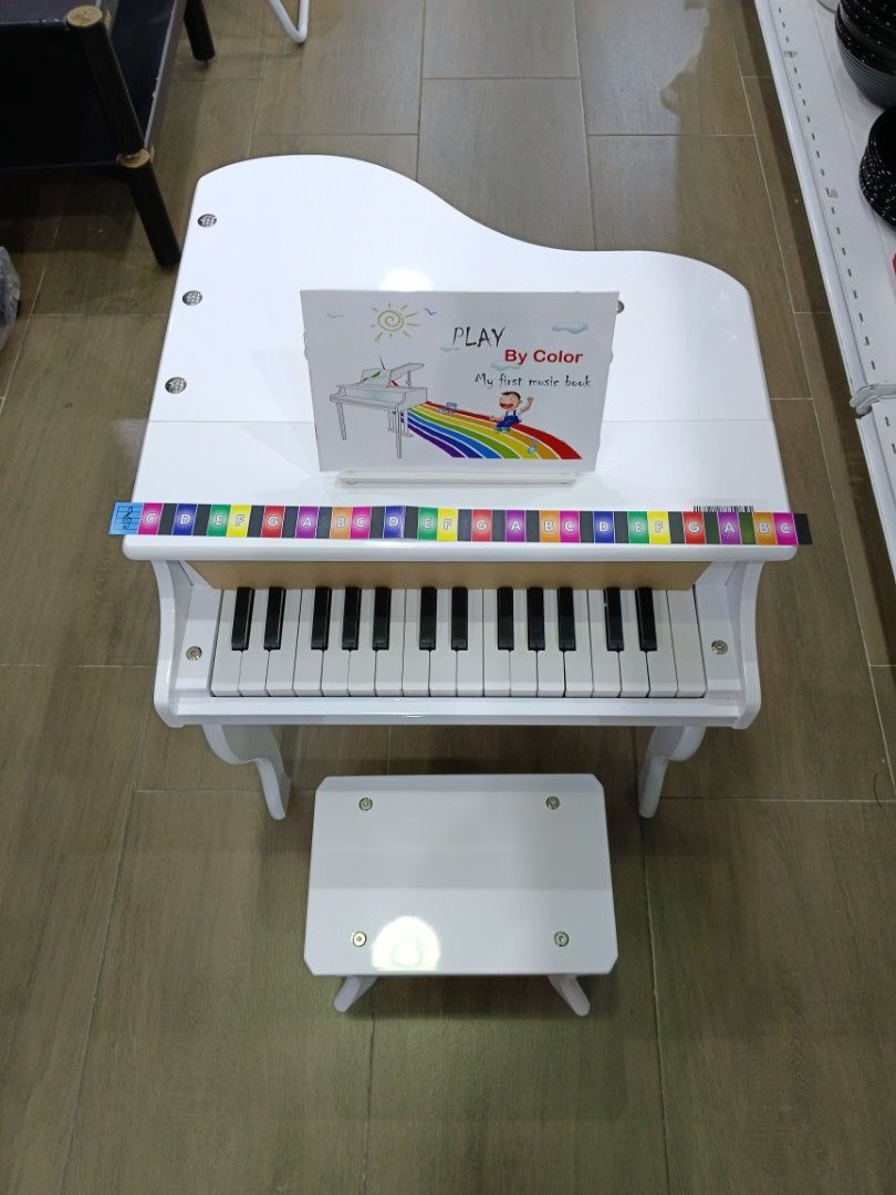 KID PIANO WITH STOOL, Hobbies & Toys, Music & Media, Musical ...