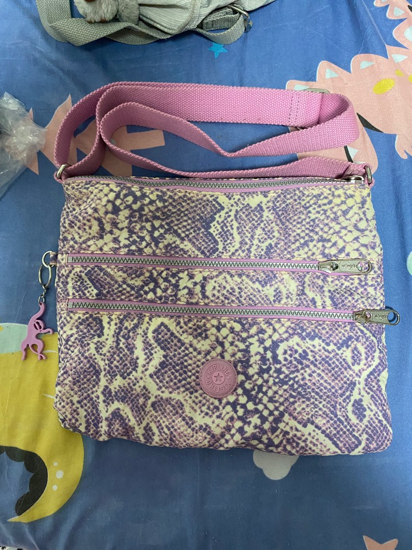Kipling Double Zip Sling Bag, Women's Fashion, Bags & Wallets, Cross ...
