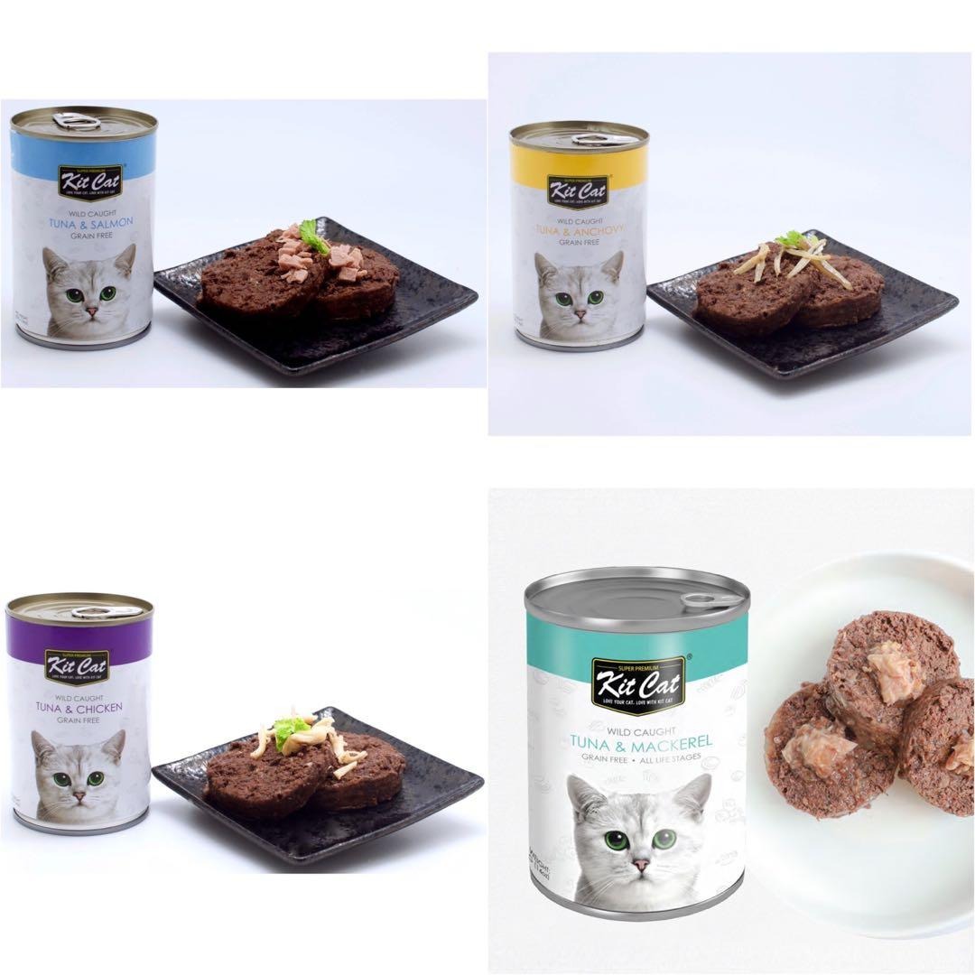 Kit Cat Canned Food Tuna Chicken Salmon Fresh Fillet Mackerel Whitebait ...