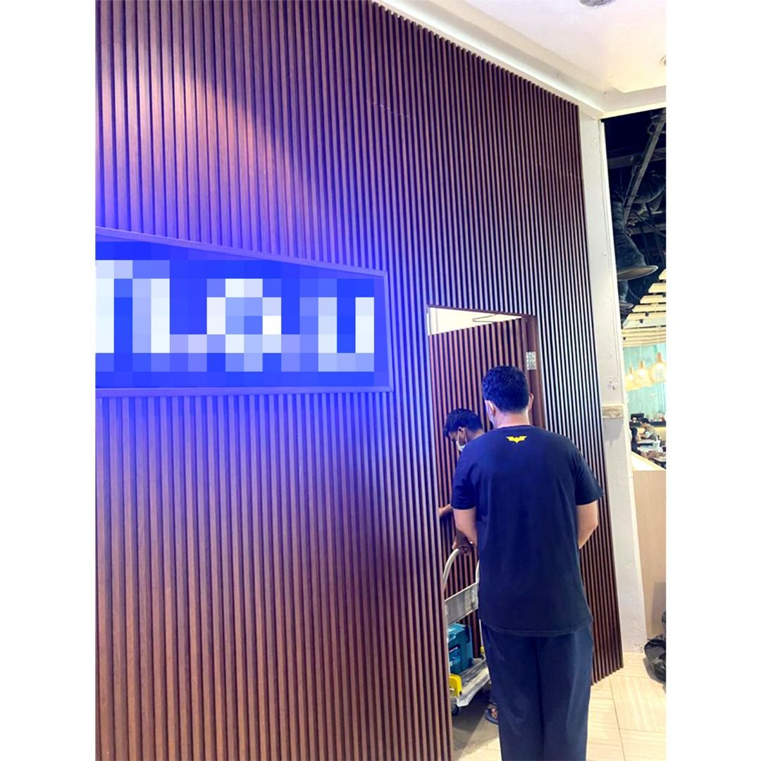 KOREA MIGA Wall Fluted Panel / Front Desk Fluted Panel / Hiding Door ...