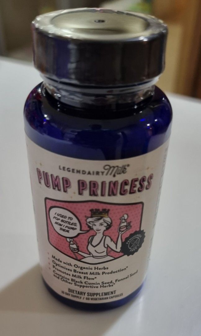 Legendairy Milk Pump Princess Dietary Supplement Capsules, Babies ...