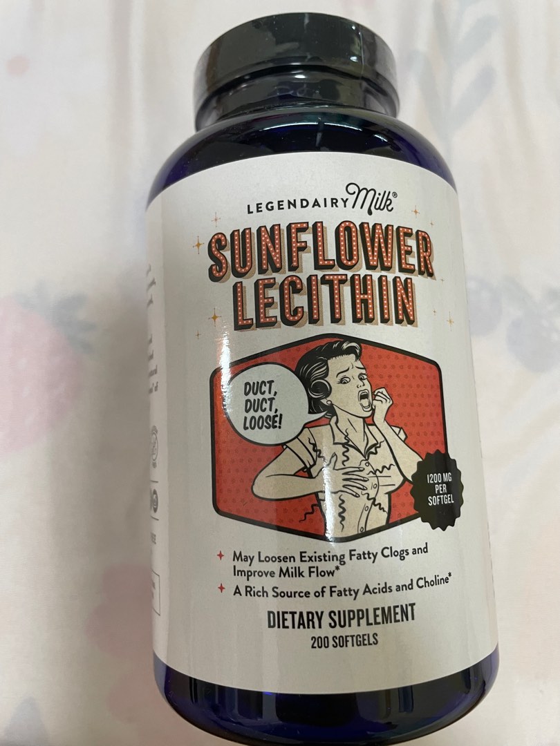 Legendairy Milk Sunflower Lecithin, Health & Nutrition, Health ...