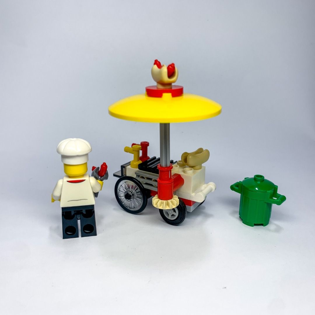 Lego Hot Dog Stand polybag 30356, Hobbies & Toys, Toys & Games on Carousell