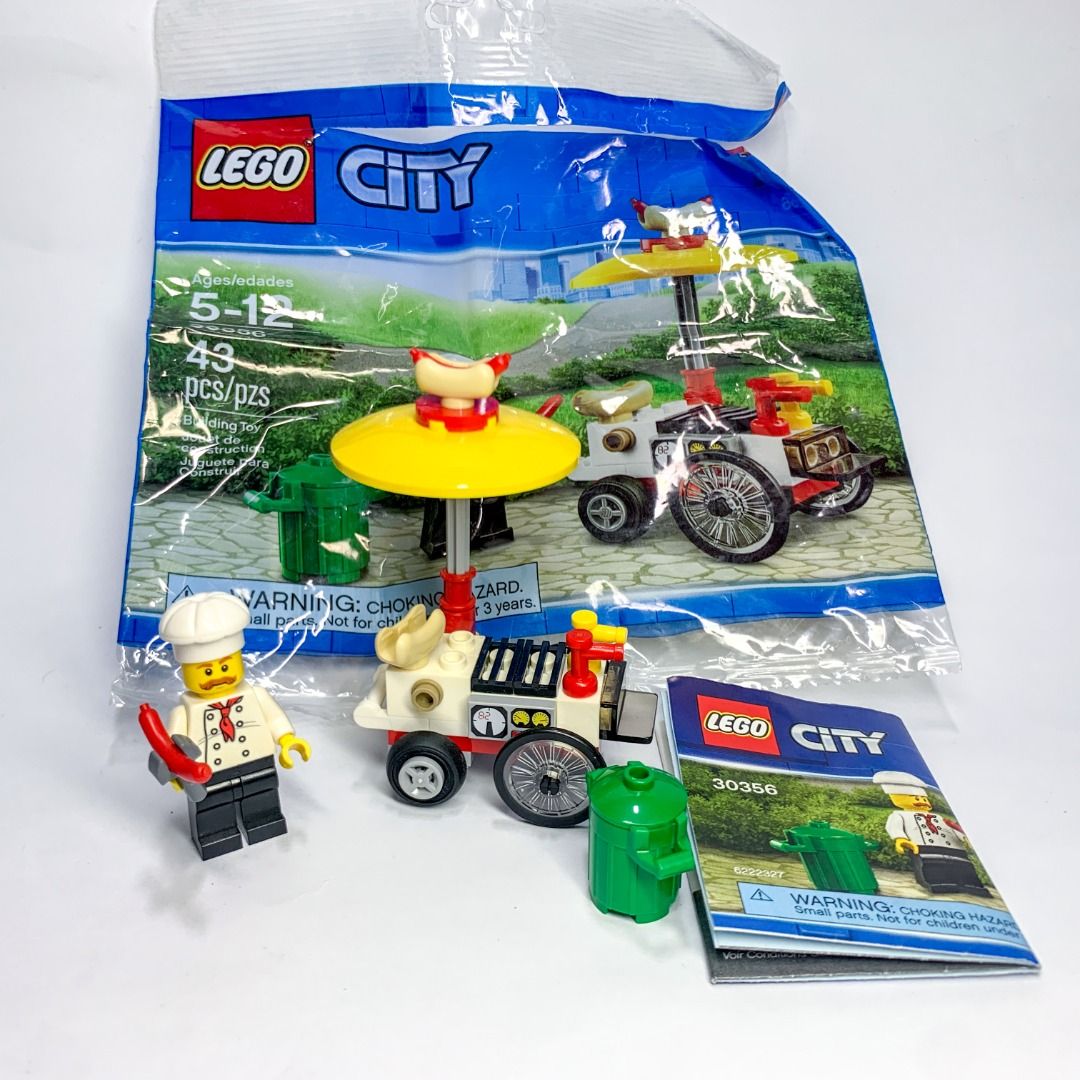 Lego Hot Dog Stand polybag 30356, Hobbies & Toys, Toys & Games on Carousell