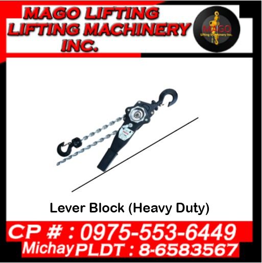 Lever Block (Heavy Duty) 3Tons x 1.5Meters, Commercial & Industrial ...