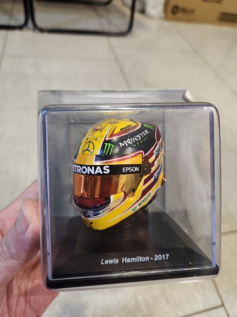 Lewis Hamilton 2017 World Champion 1/5 helmet, Hobbies & Toys ...