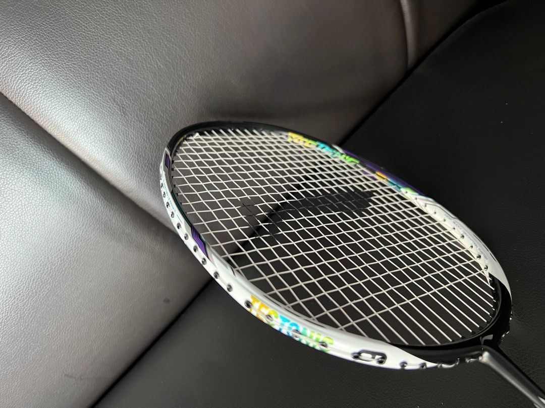 LI-NING Tectonic 9 Badminton Racket, Sports Equipment, Sports & Games ...