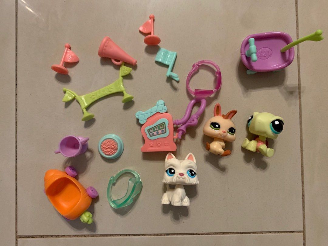 littlest pet shop LPS race set, Hobbies & Toys, Toys & Games on Carousell