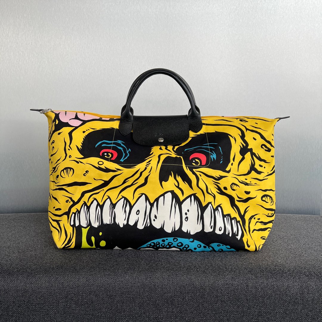 Long Champ x Jeremy Scotts x Madballs Pliage Bag, Luxury, Bags ...