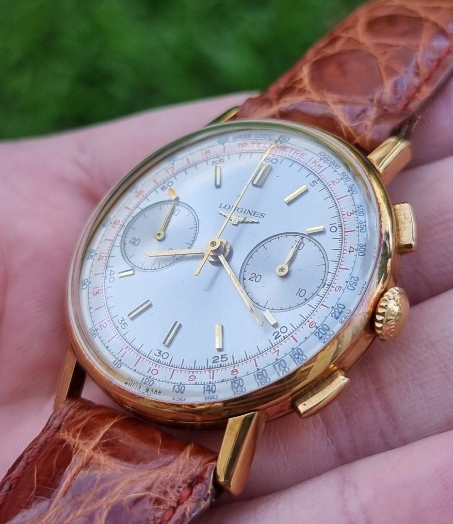 Longines chronograph vintage 30ch, Luxury, Watches on Carousell