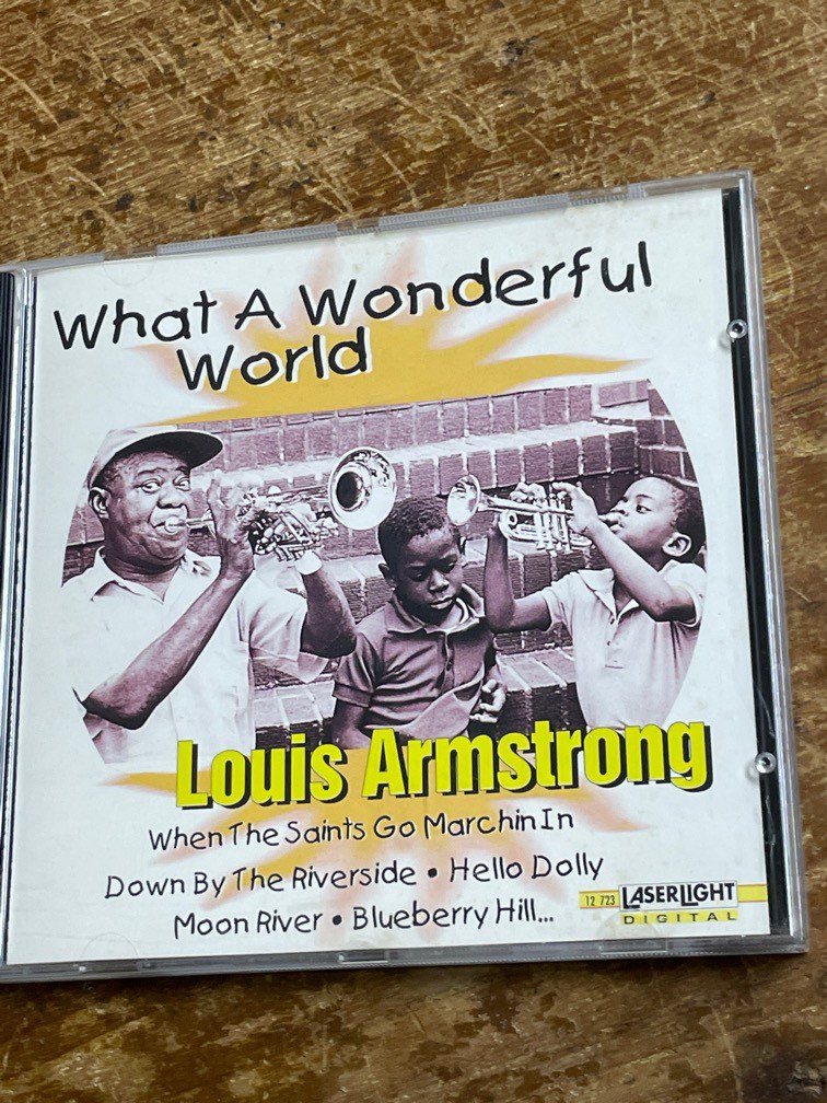 Louis Armstrong-what a wonderful world, Hobbies & Toys, Music & Media ...
