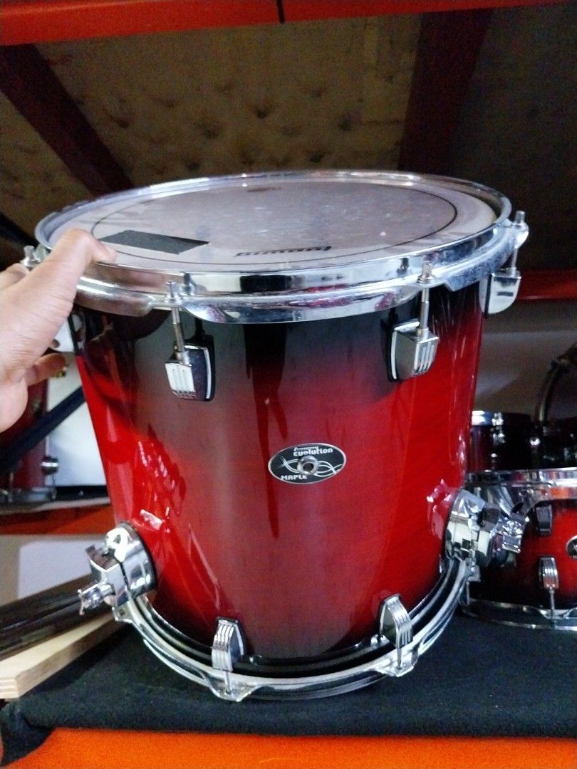 Ludwig evolution maple 14" floor Tom, Hobbies & Toys, Music & Media ...