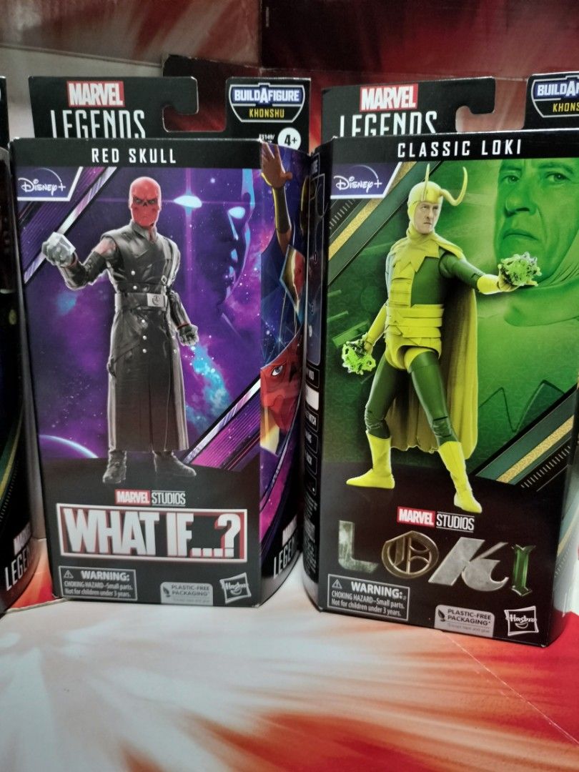 Marvel legends what if Howard the duck he who remains red skull classic ...