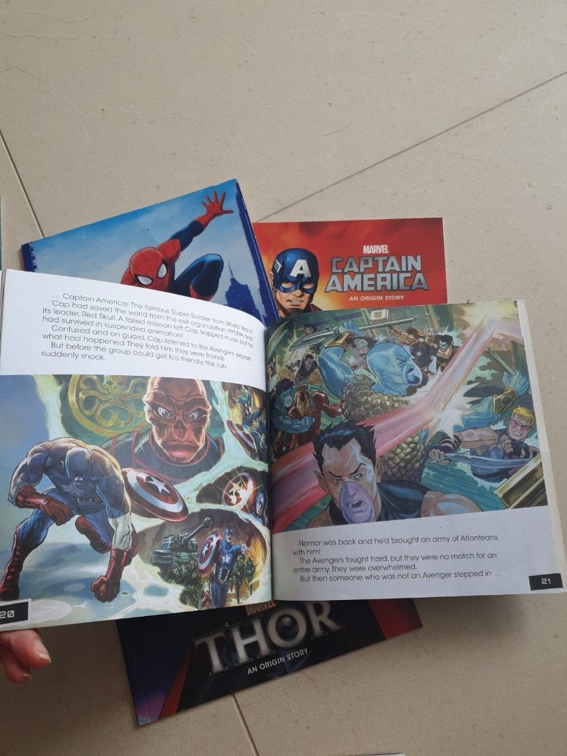 Marvel Story books, Hobbies & Toys, Books & Magazines, Children's Books ...